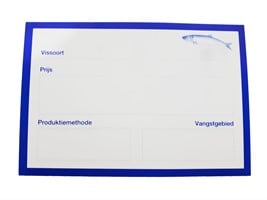 Vis productkaart 8x12cm Barneveld verpakkingen